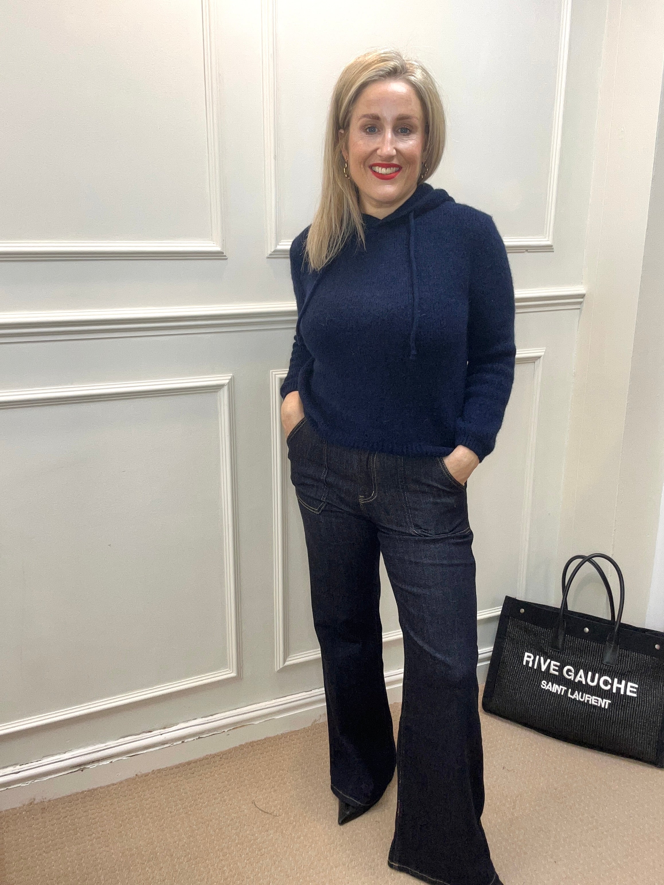 Rowan Jean - Wide Leg, Dark Indigo – Wardrobe At The Cross